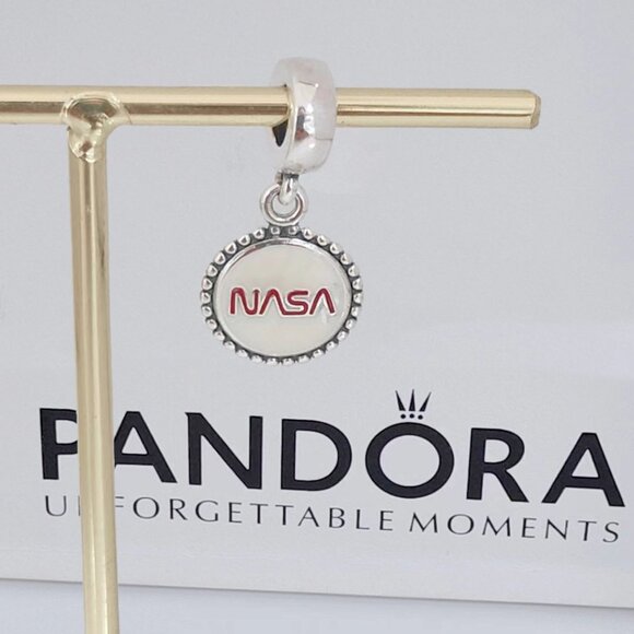 Pandora | Jewelry | Pandora Exclusive Nasa Space Flight Logo Dangle ...